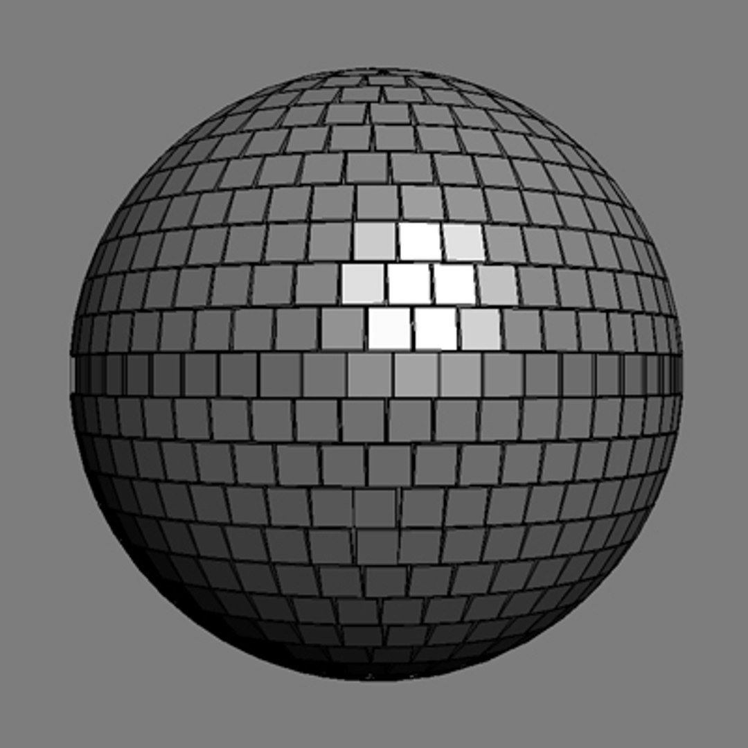 super disco fashion ball 3d model