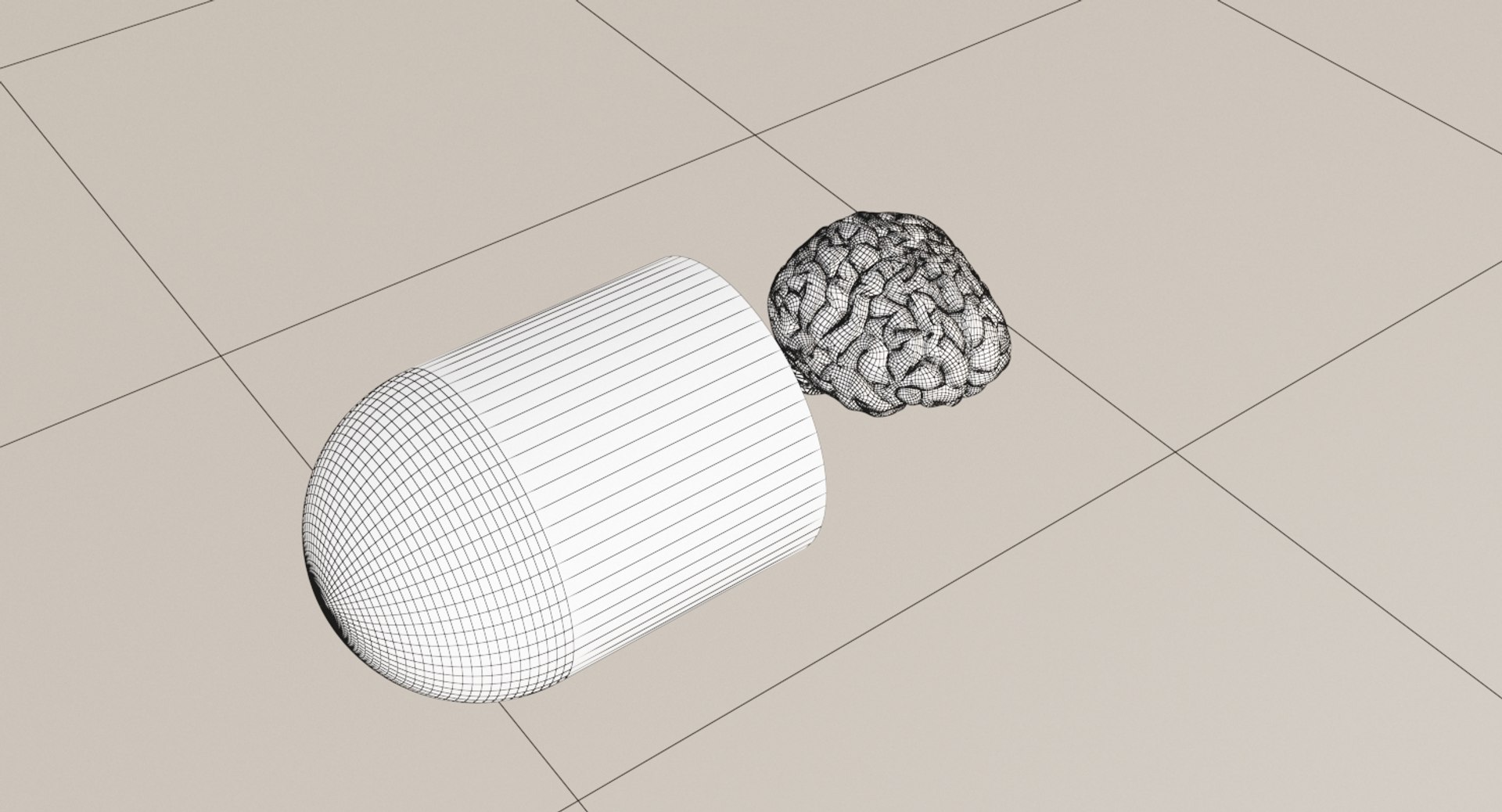 Brain Capsule 3D Model - TurboSquid 1425579
