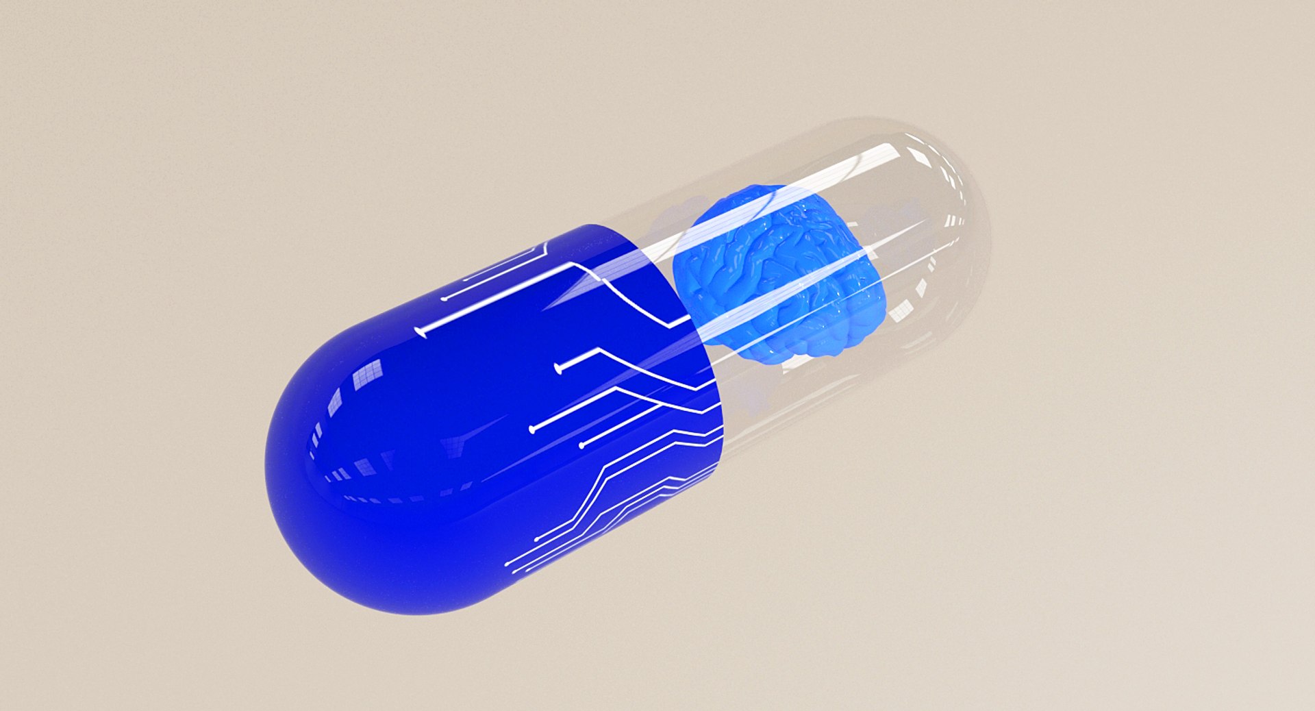 Brain Capsule 3D Model - TurboSquid 1425579