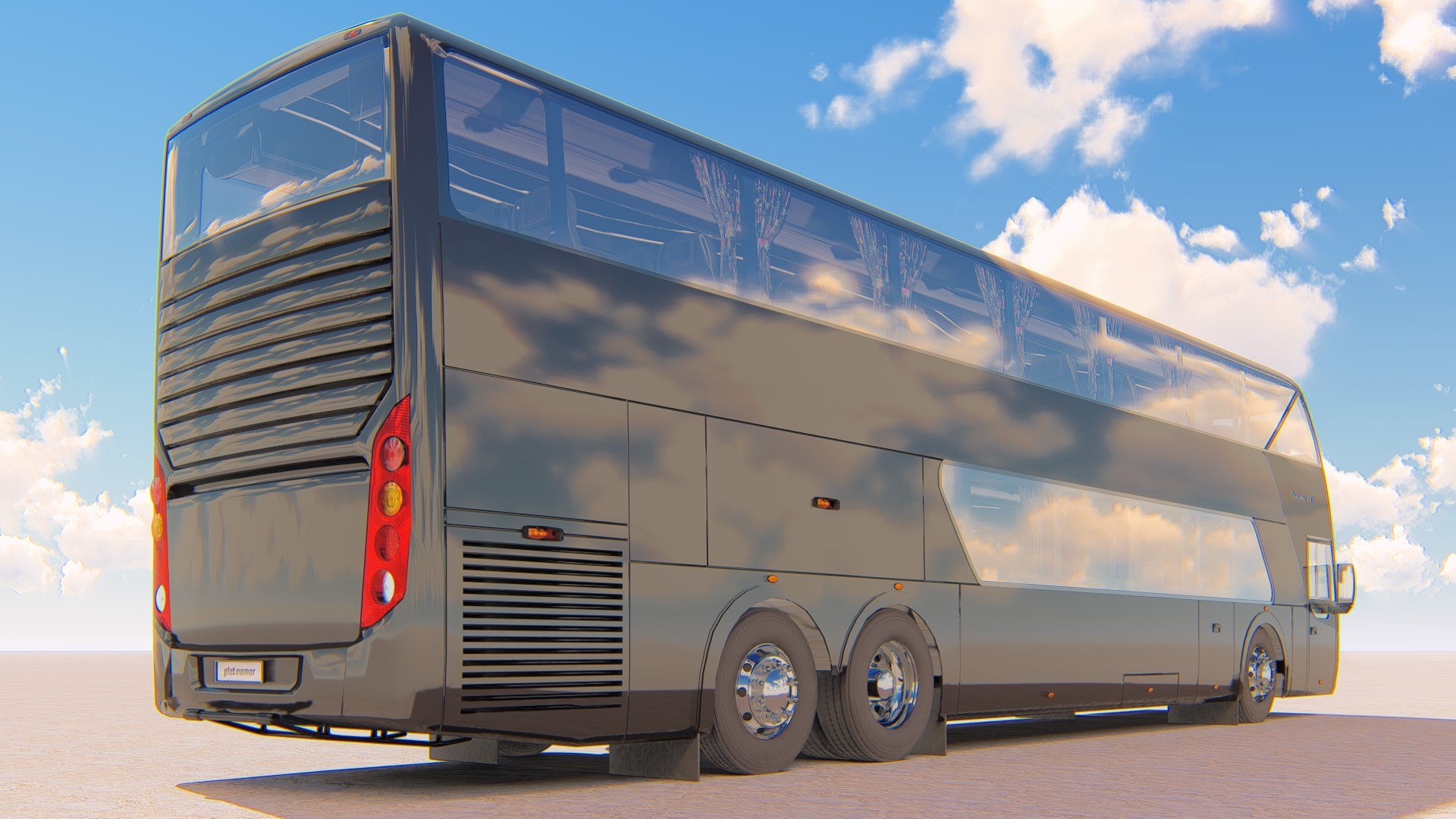 3D Autobus Bus Vehicle Model - TurboSquid 1662022