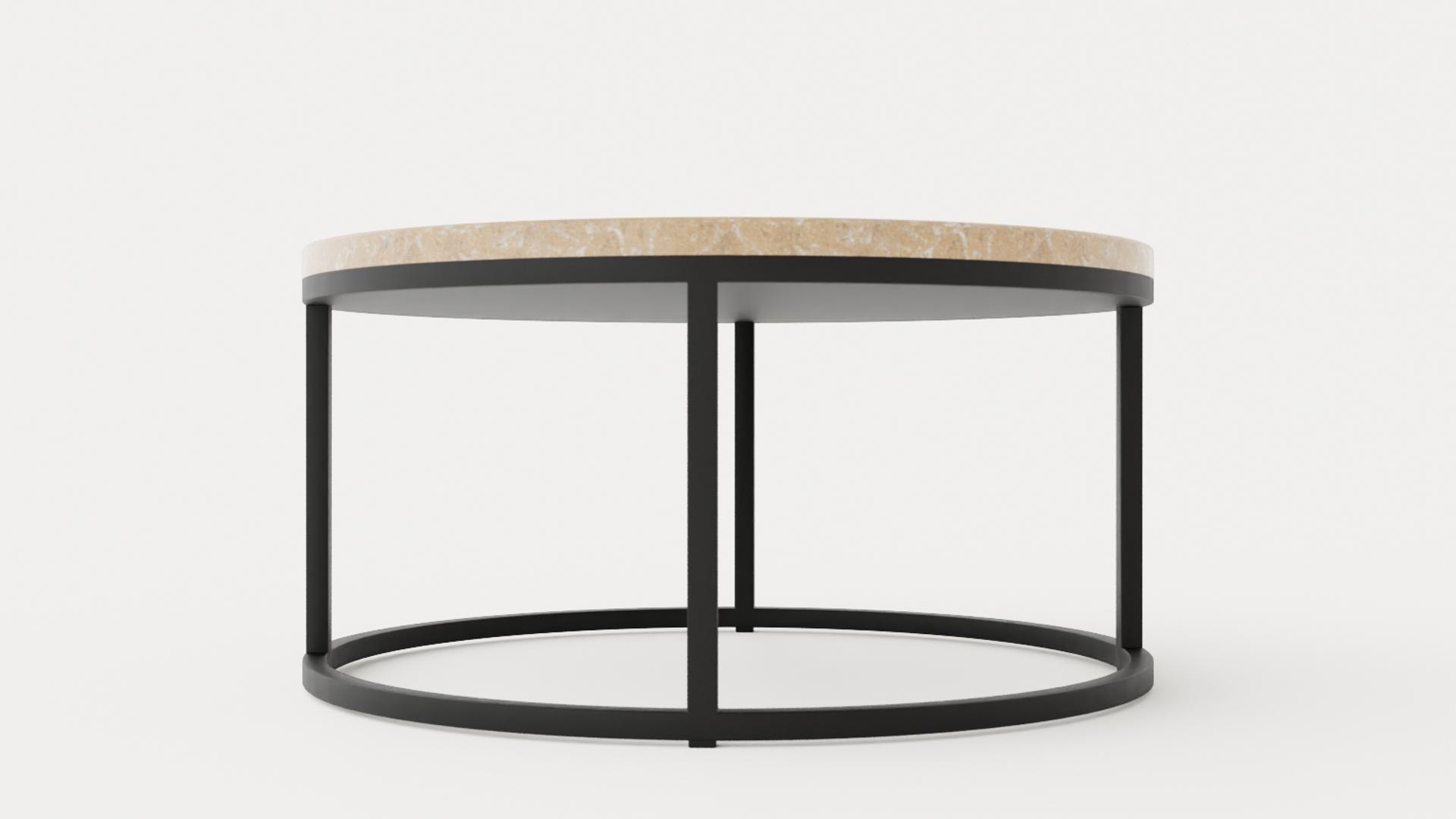 Midtown Coffee Table Sand Marble 3D Model - TurboSquid 2212757