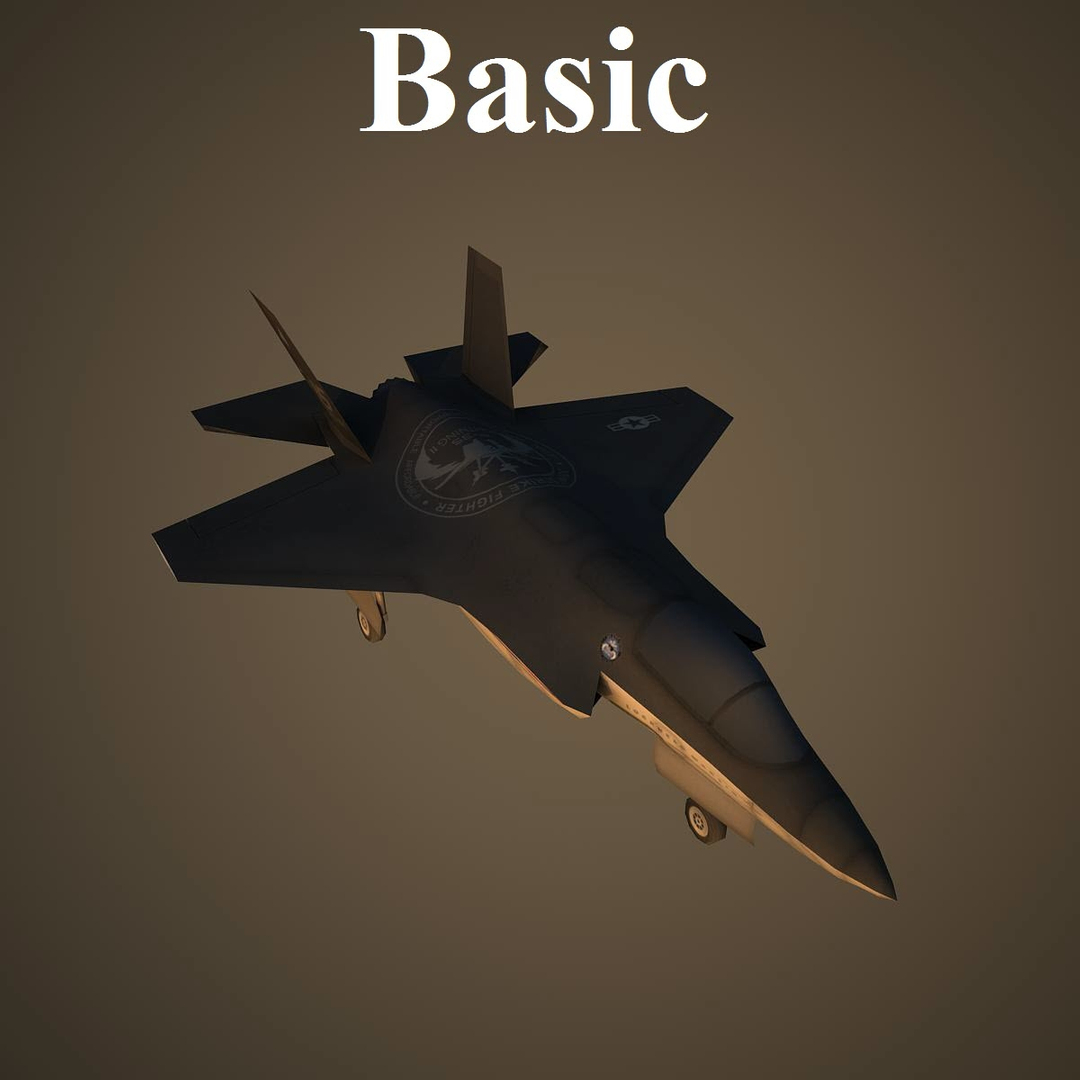 Lockheed Martin Basic Fighter 3d Model