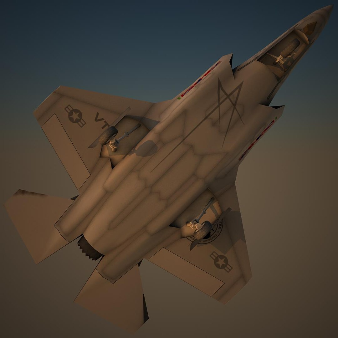 Lockheed Martin Basic Fighter 3d Model