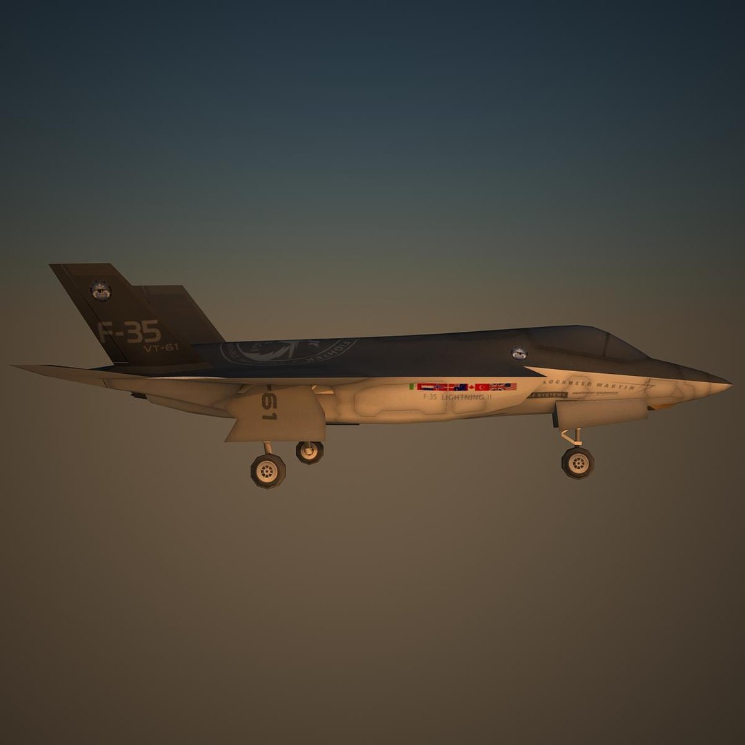 Lockheed Martin Basic Fighter 3d Model