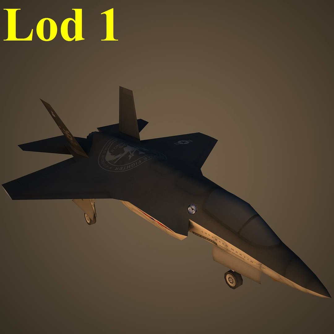 Lockheed Martin Basic Fighter 3d Model
