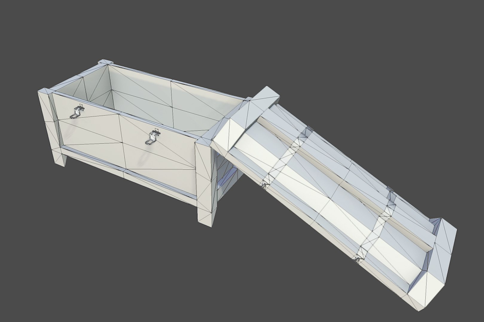 Medieval Crate 3d Model