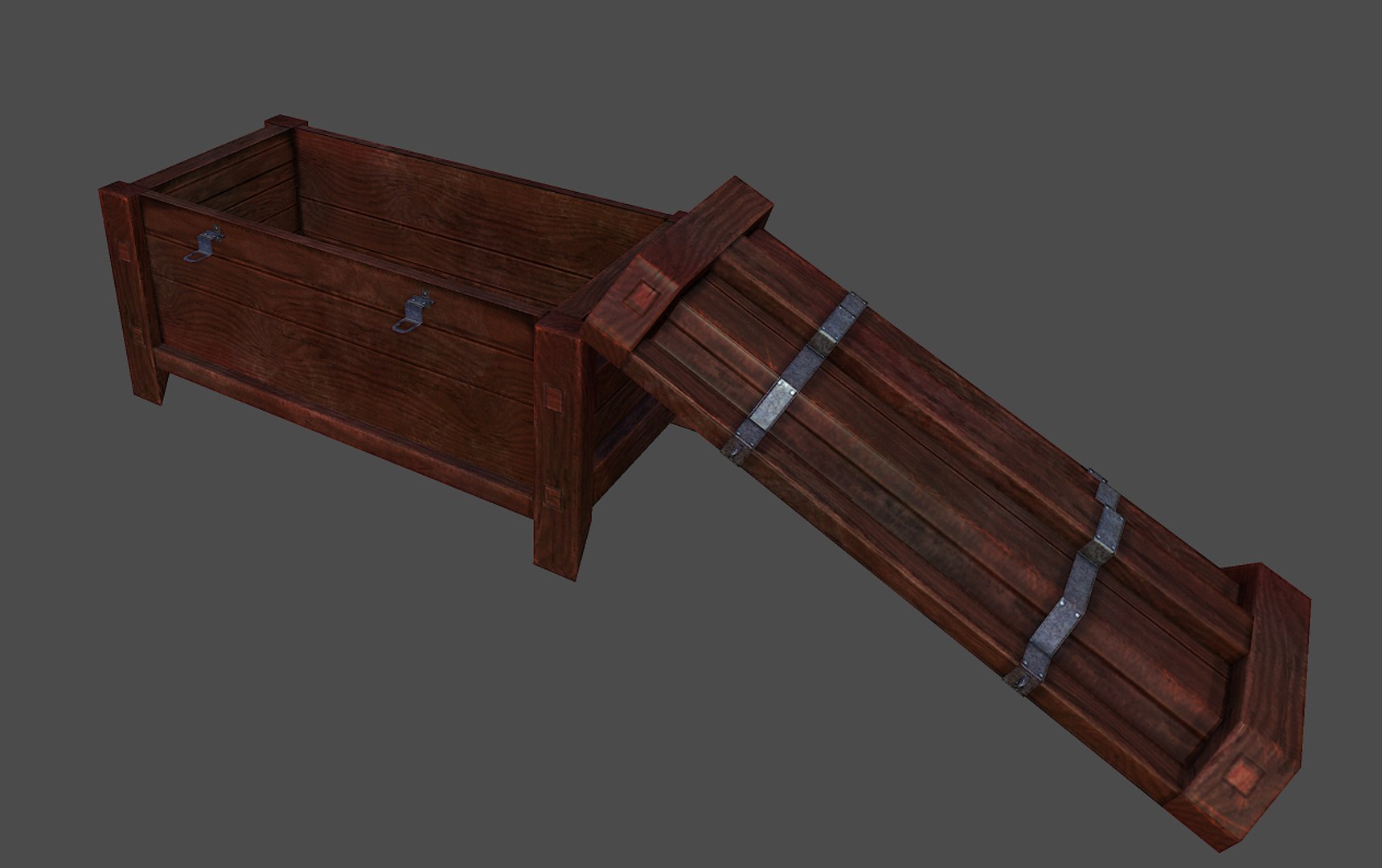 Medieval Crate 3d Model