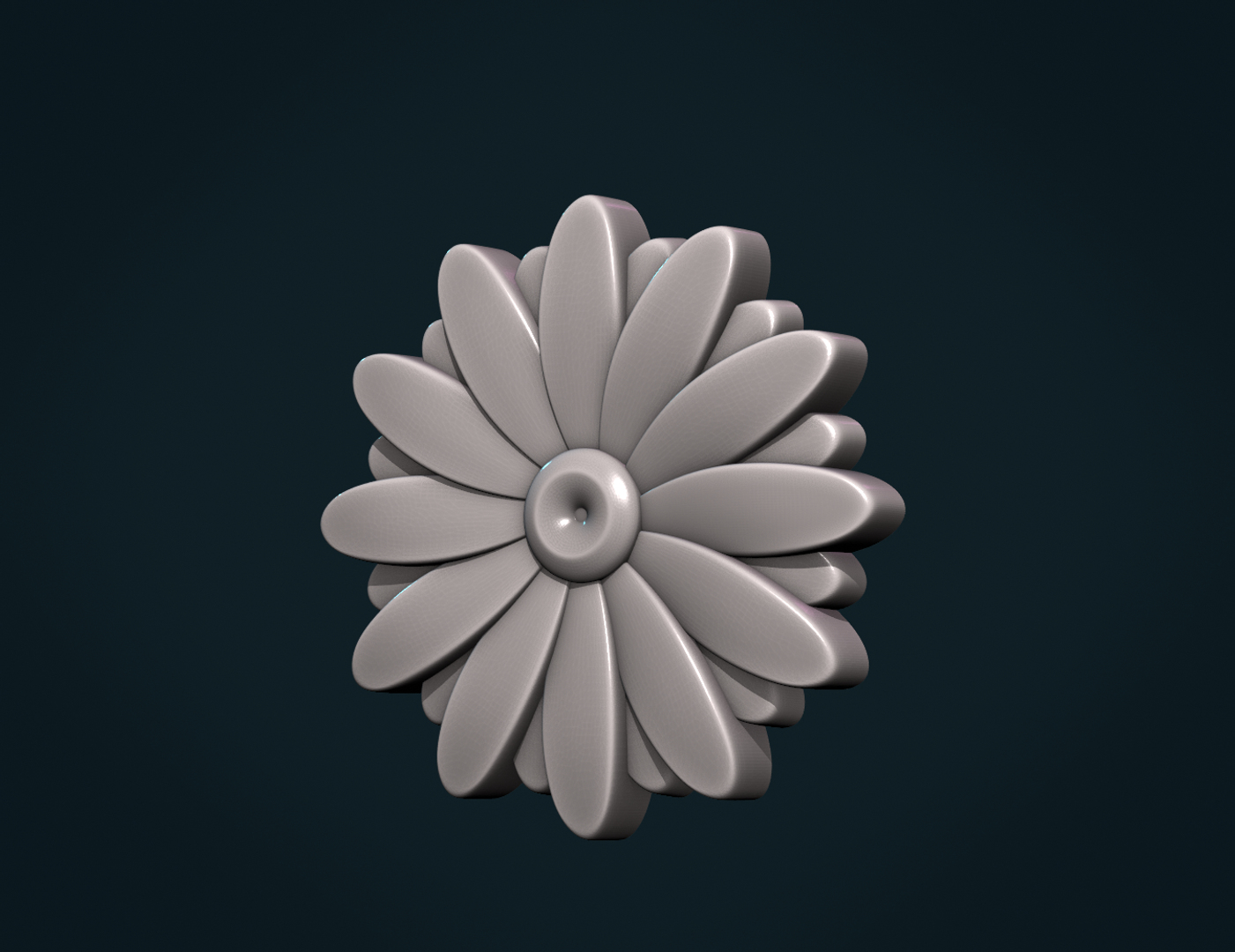Daisy printable model - TurboSquid 1553177