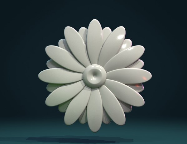 Daisy printable model - TurboSquid 1553177