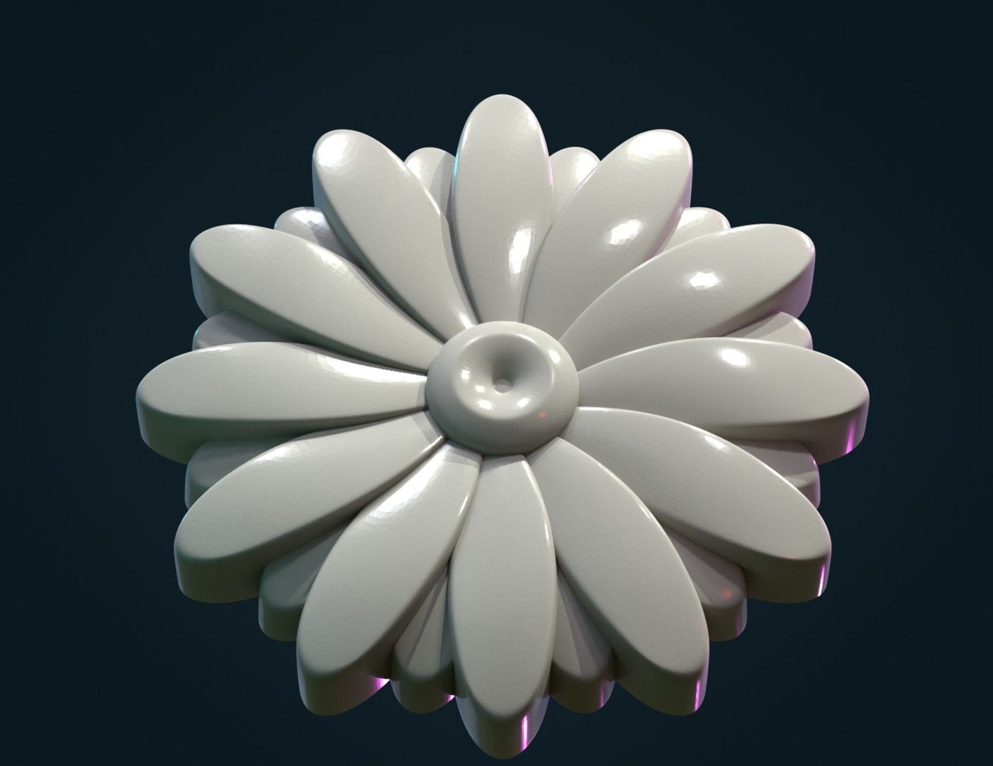 Daisy printable model - TurboSquid 1553177