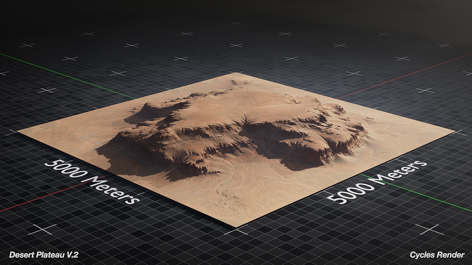 3D Desert Plateaus - TurboSquid 2112182