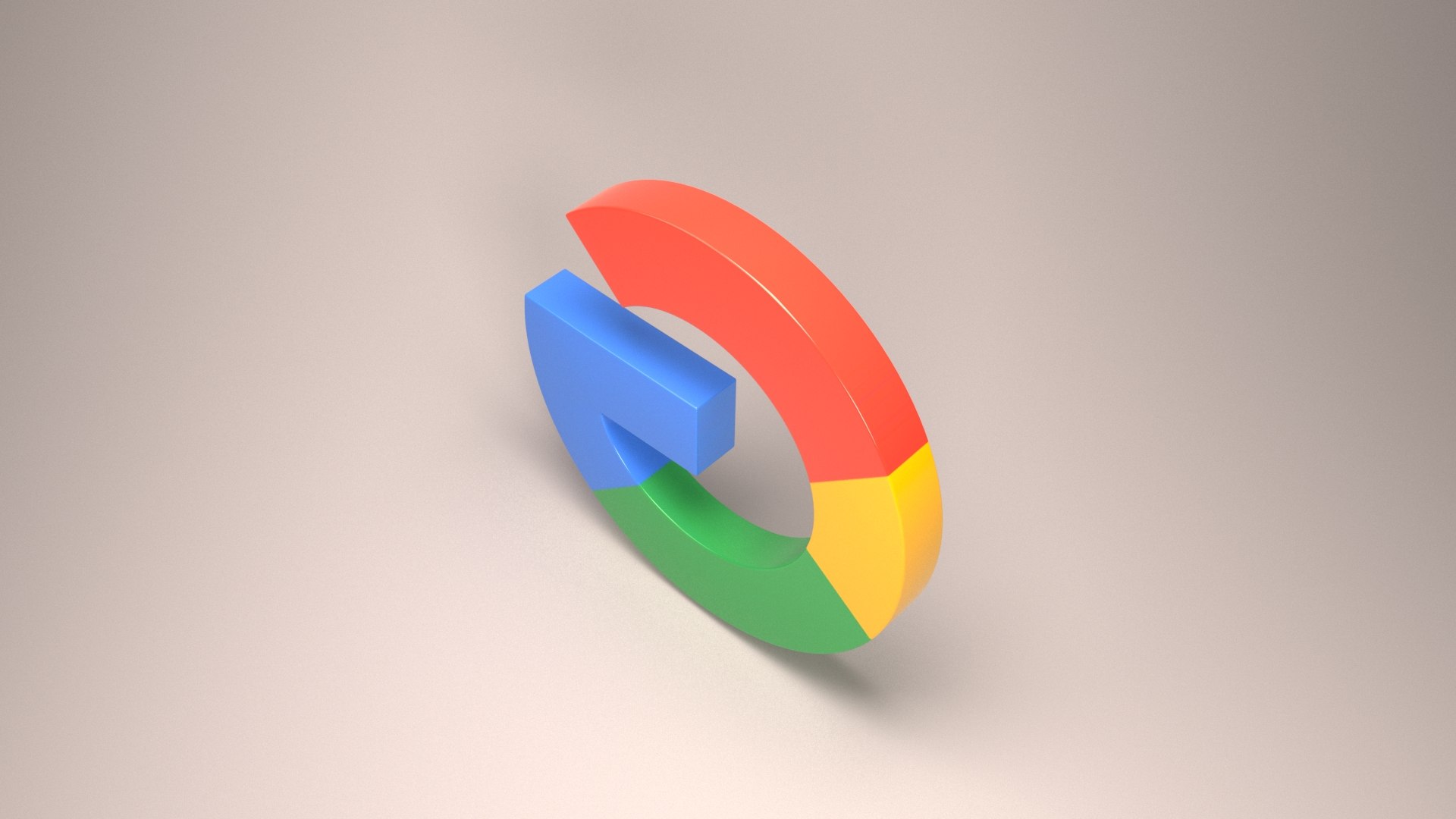 Google Logo 3D Model - TurboSquid 2033004
