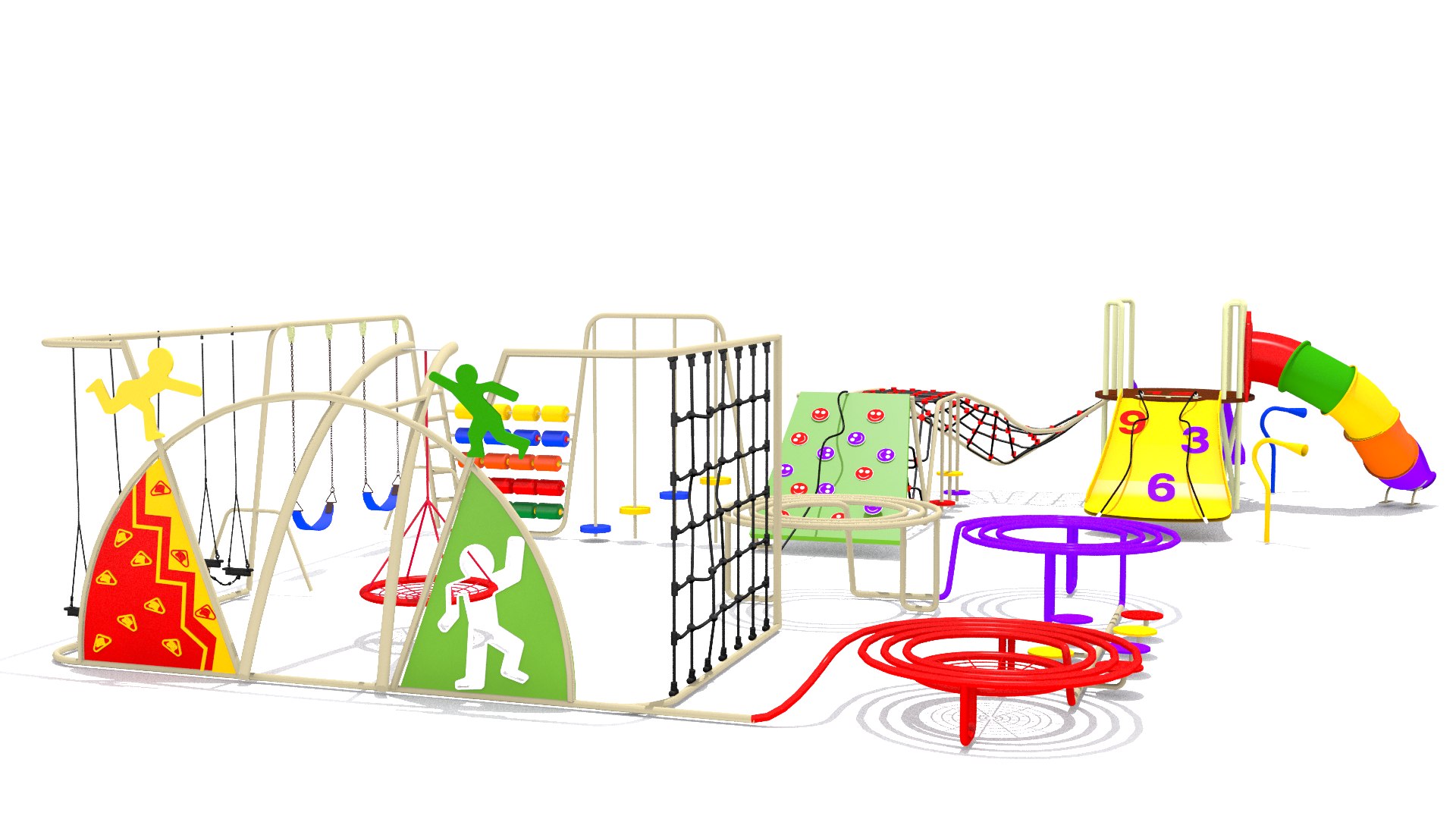 3D Wave Playground - TurboSquid 1779279