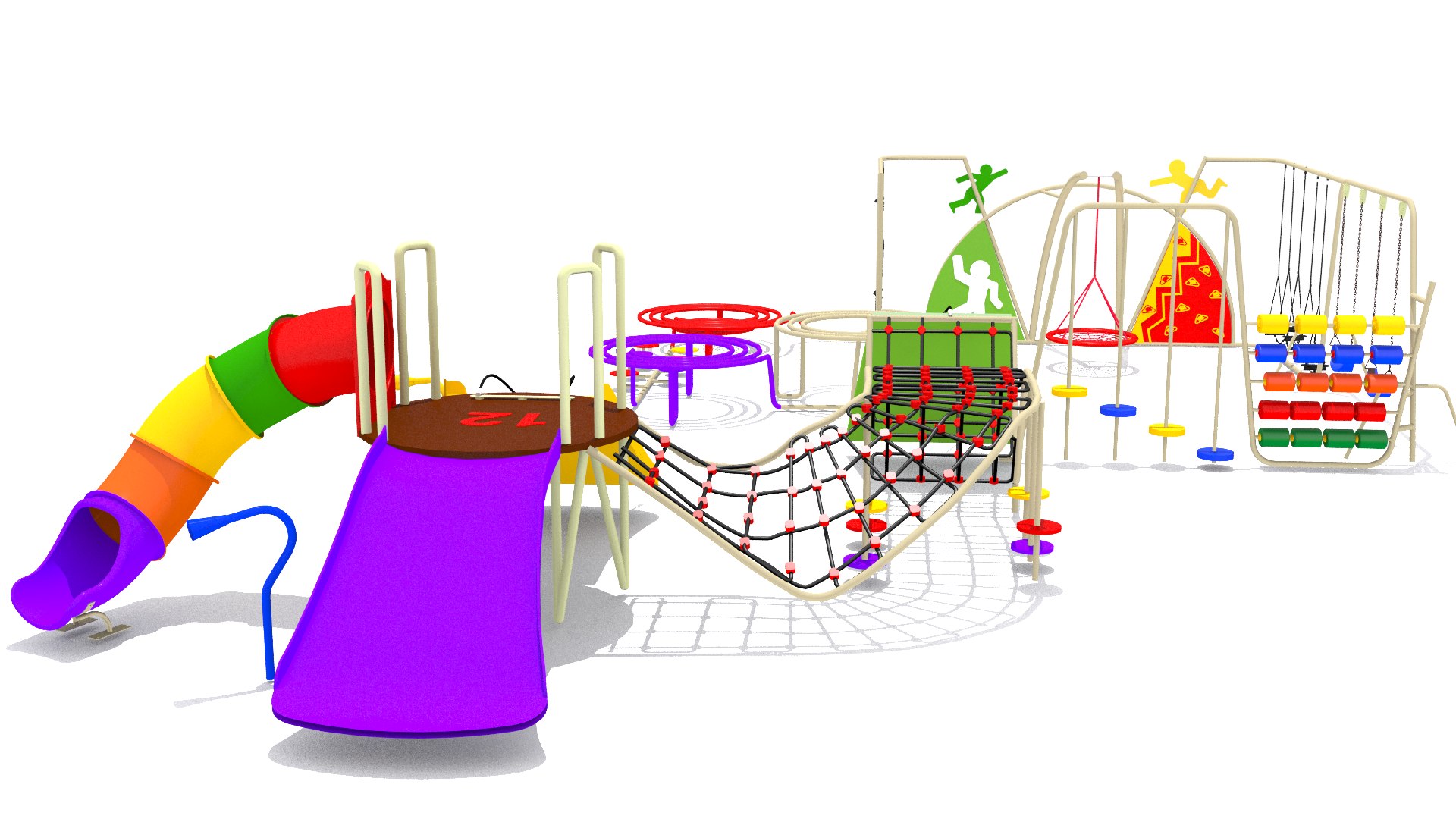 3D Wave Playground - TurboSquid 1779279