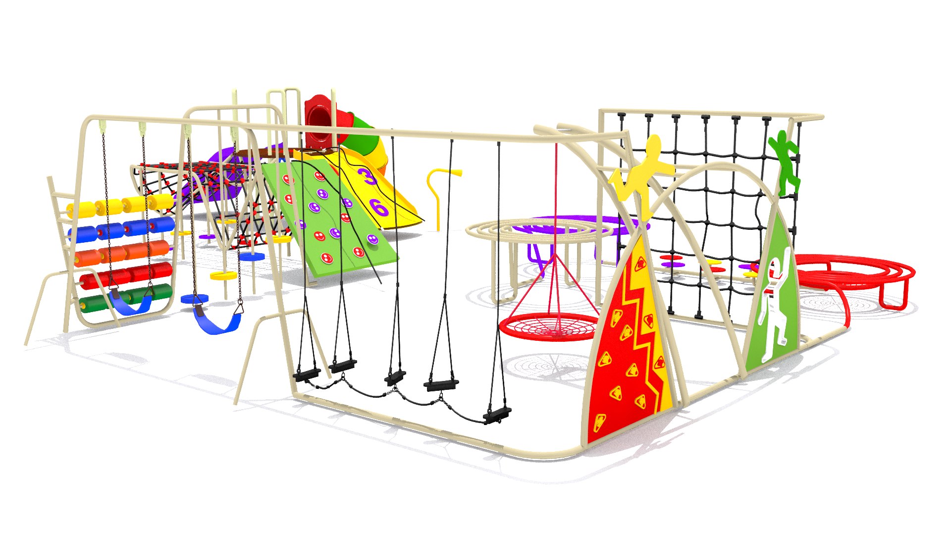 3D Wave Playground - TurboSquid 1779279