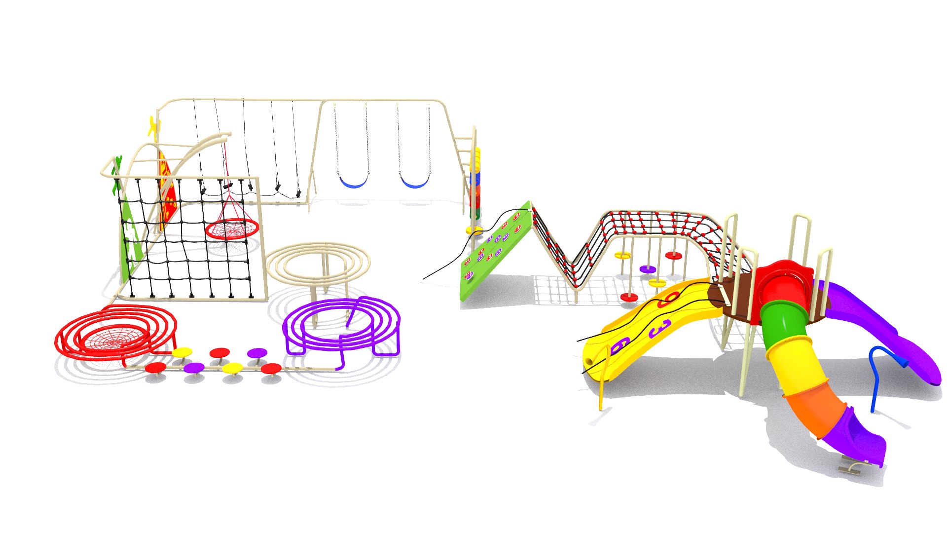 3D Wave Playground - TurboSquid 1779279