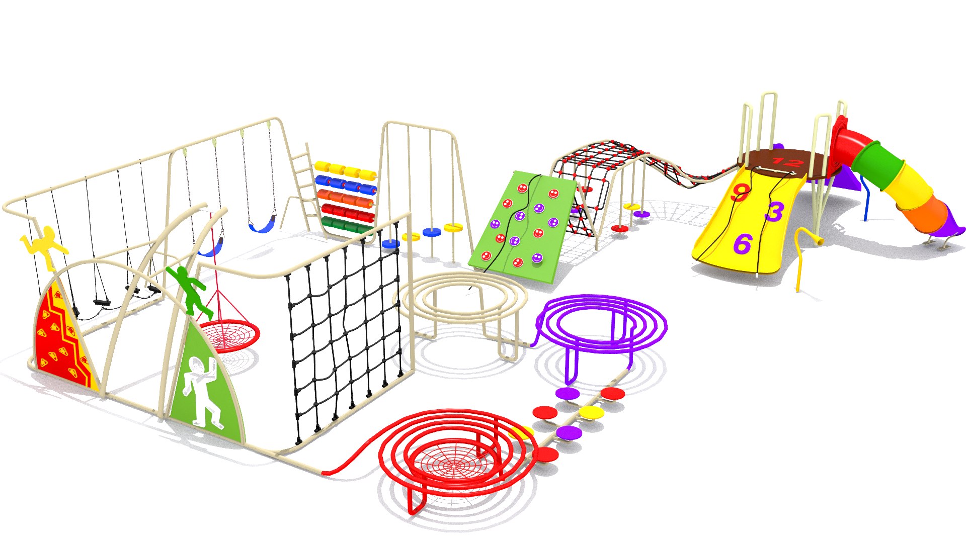 3D Wave Playground - TurboSquid 1779279