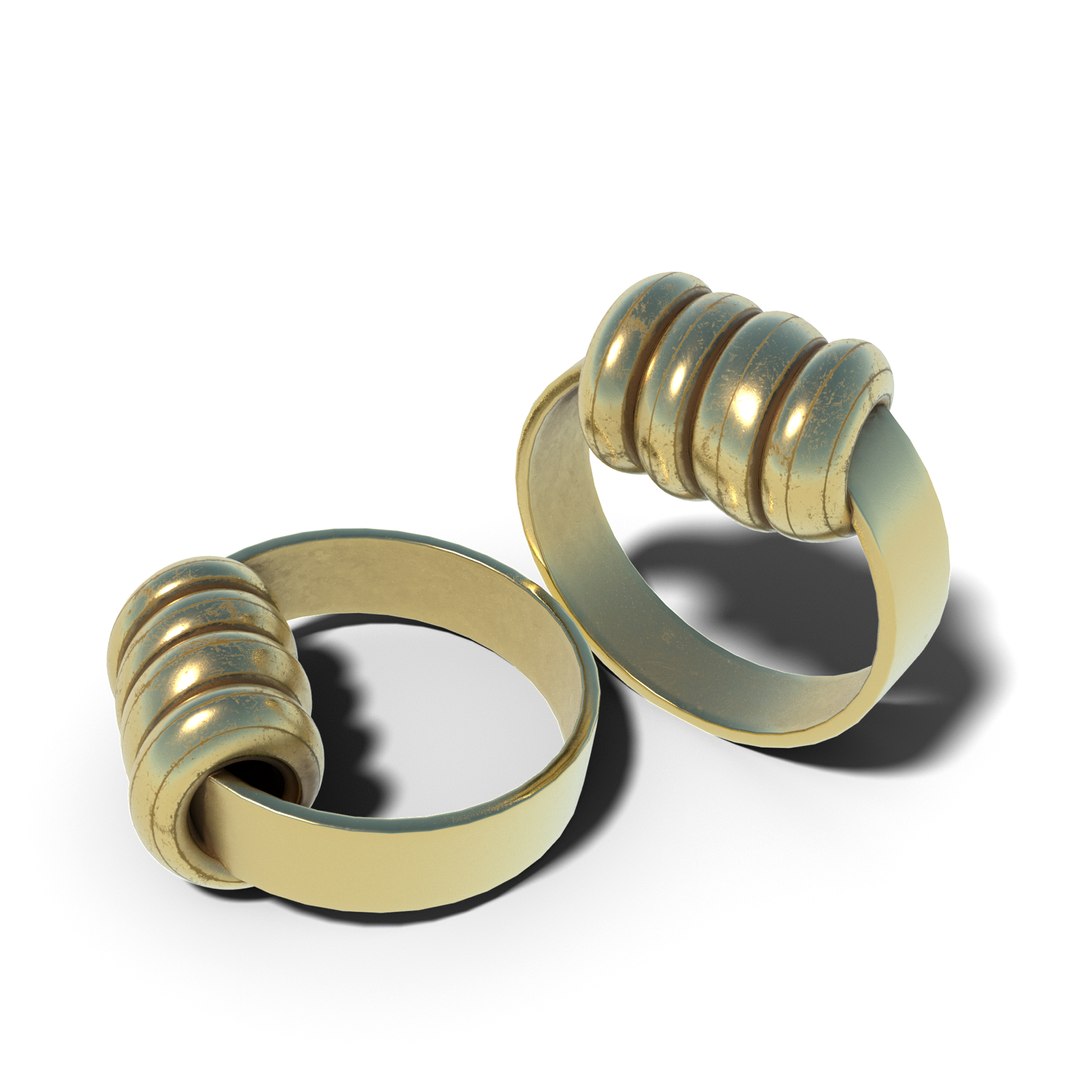 3D Spiral Ring - TurboSquid 2092930