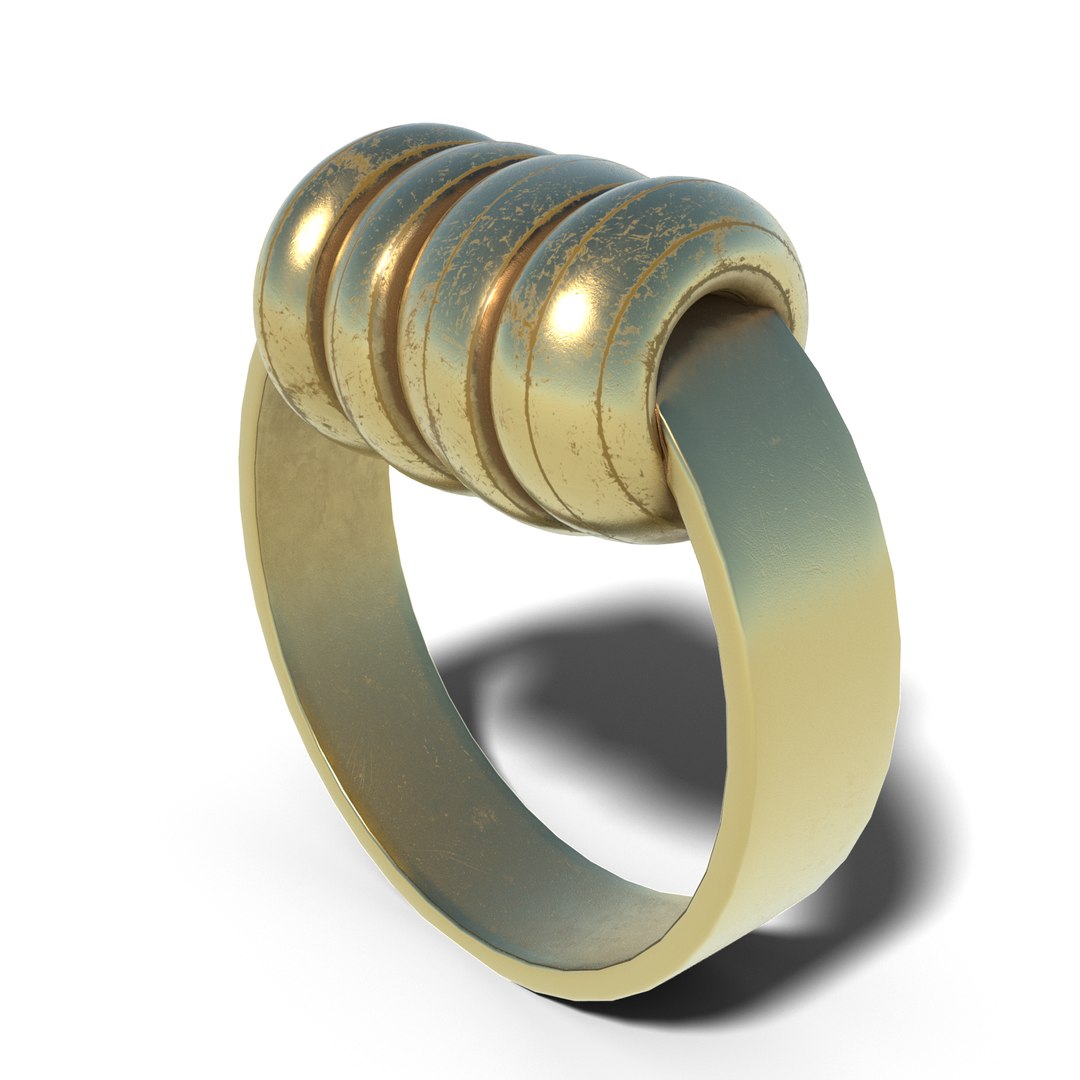 3D Spiral Ring - TurboSquid 2092930