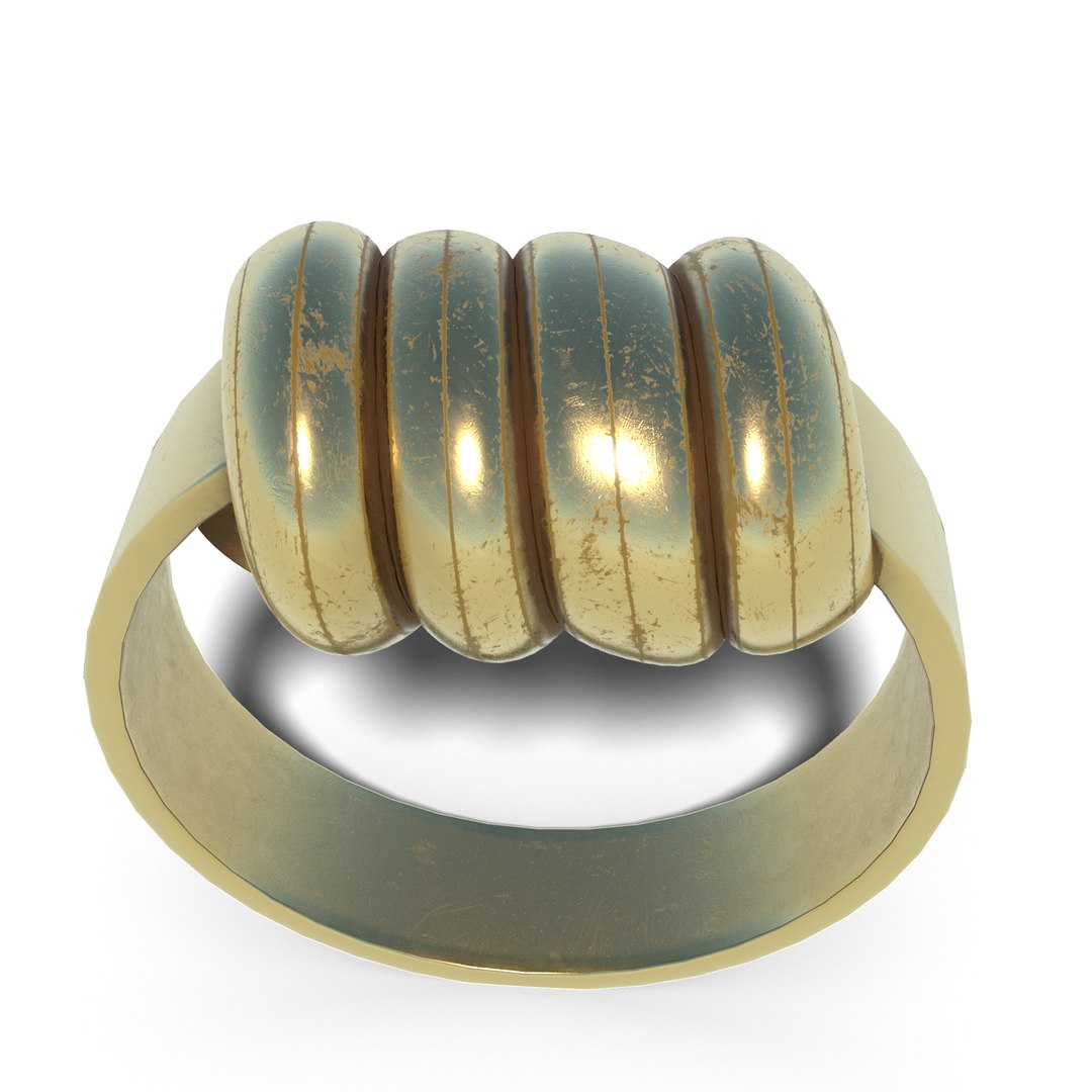 3D Spiral Ring - TurboSquid 2092930