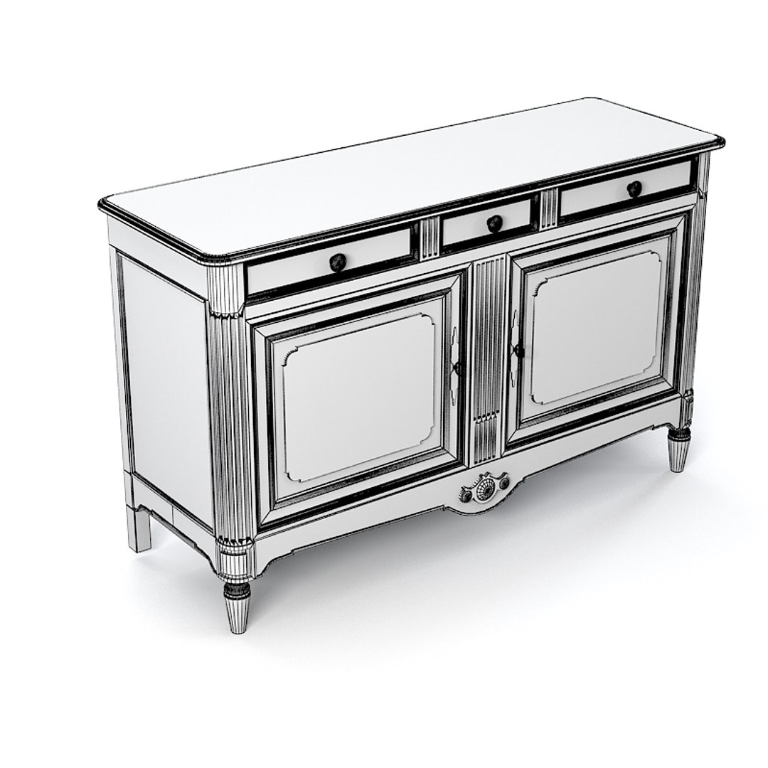 giorgio piotto sideboard 3d model