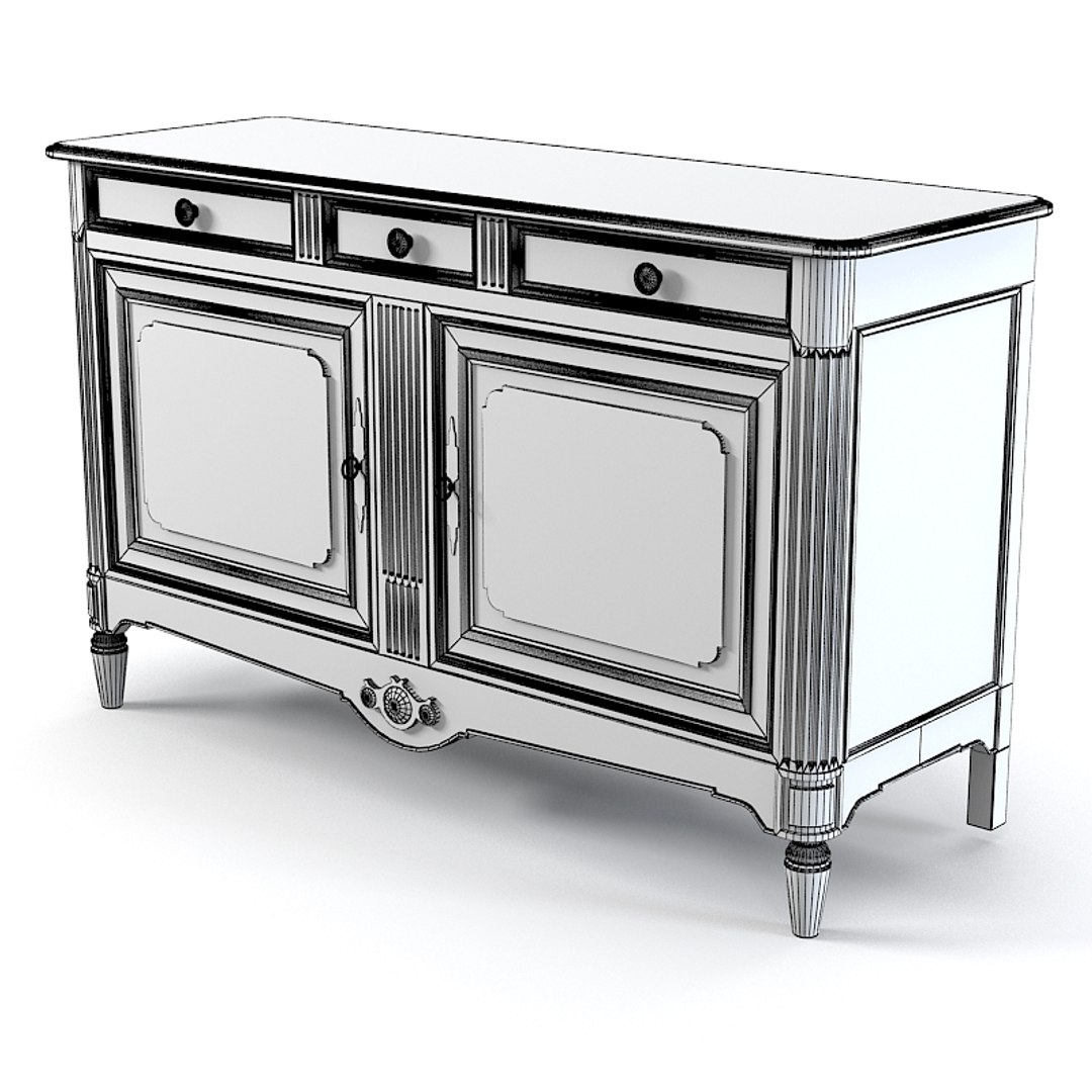 giorgio piotto sideboard 3d model