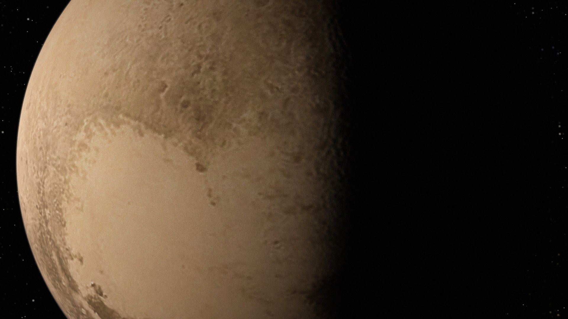 Pluto Half Real 4k 3d Max