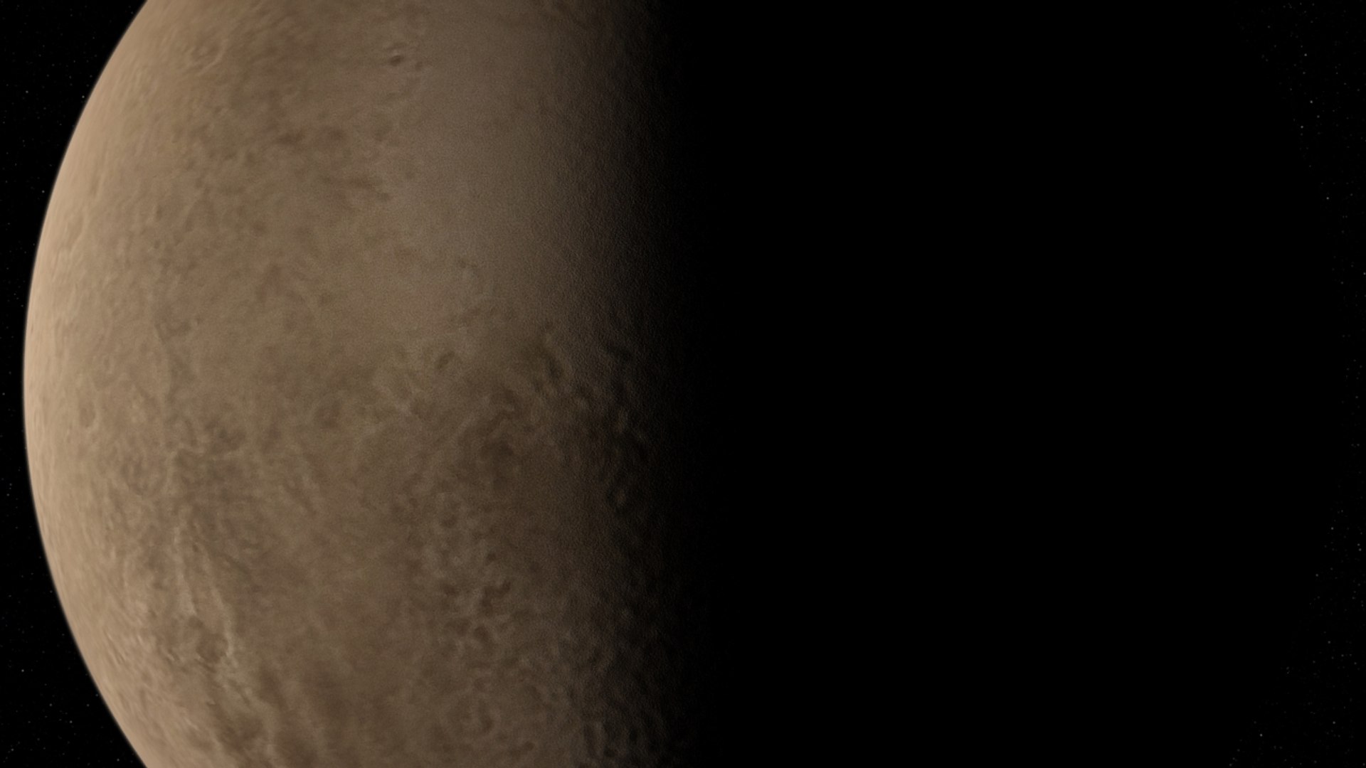 Pluto Half Real 4k 3d Max