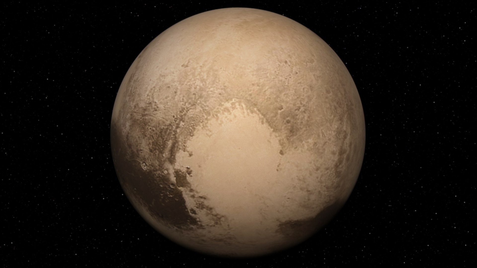 Pluto Half Real 4k 3d Max