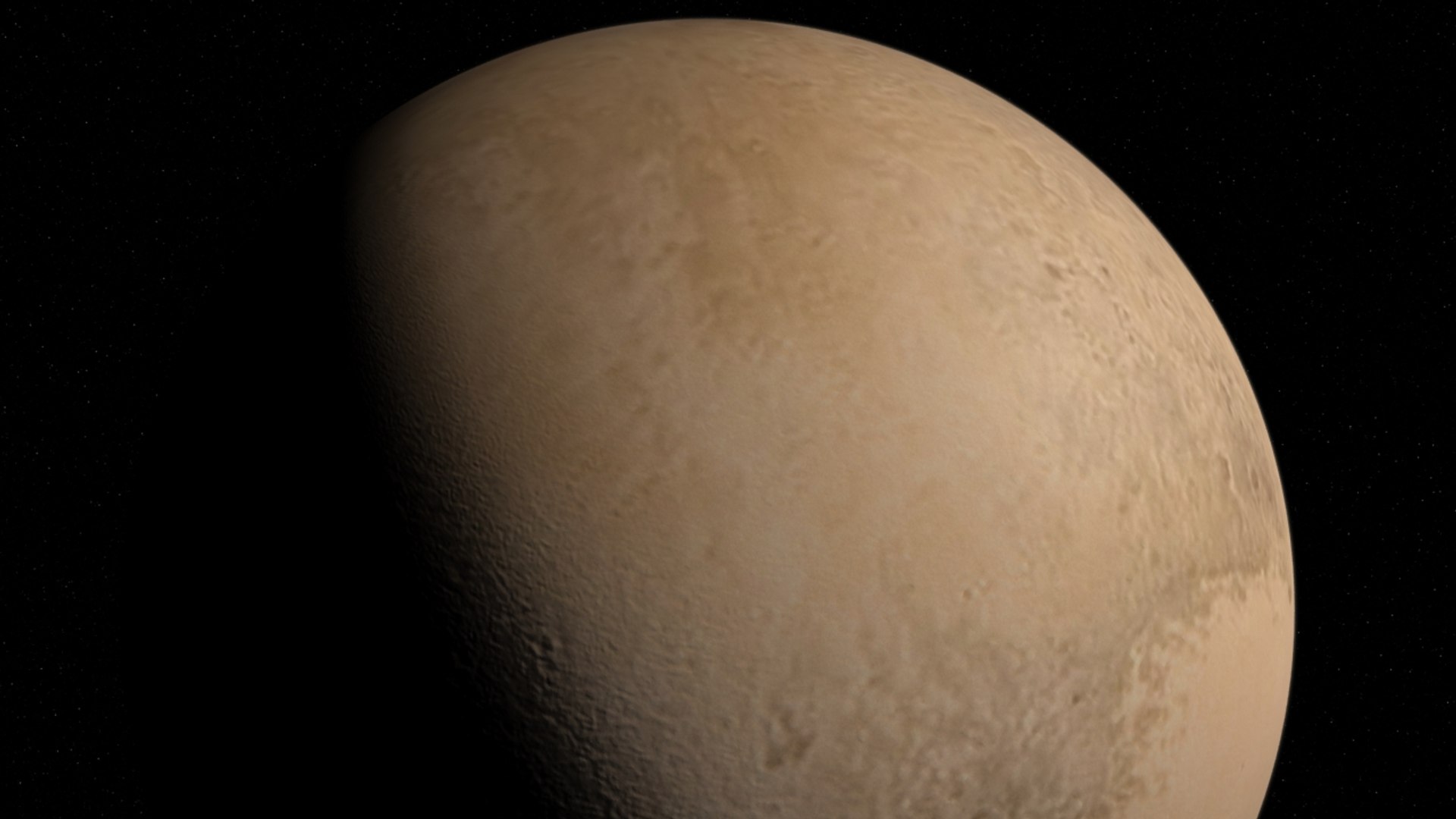 Pluto Half Real 4k 3d Max