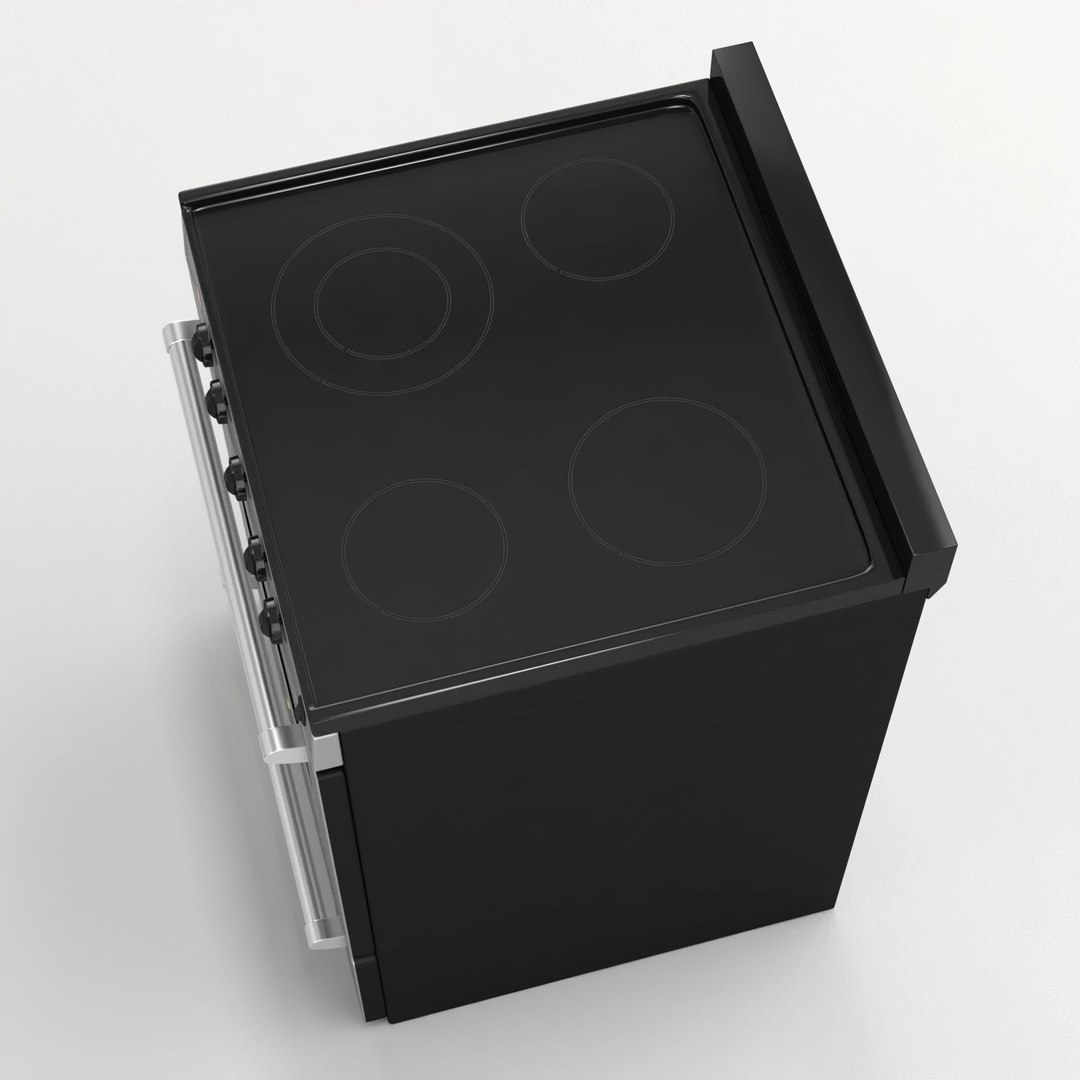 3D 24-inch Freestanding Electric Range with Upswept SpillGuard Cooktop ...