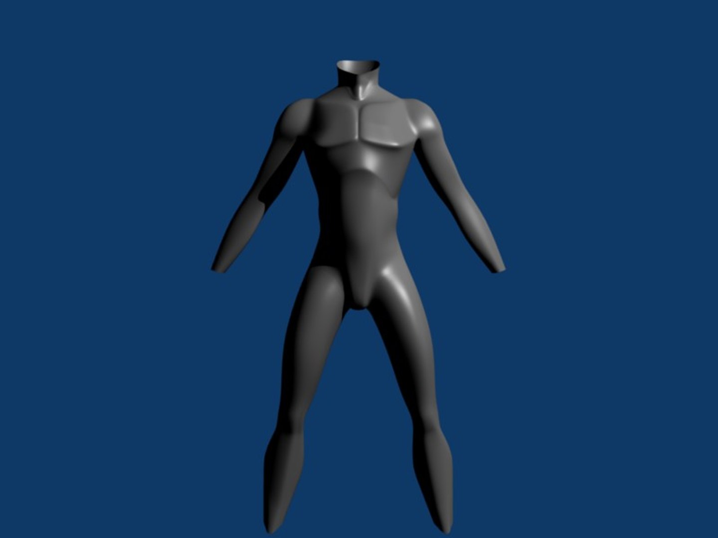 3d Male Body Model