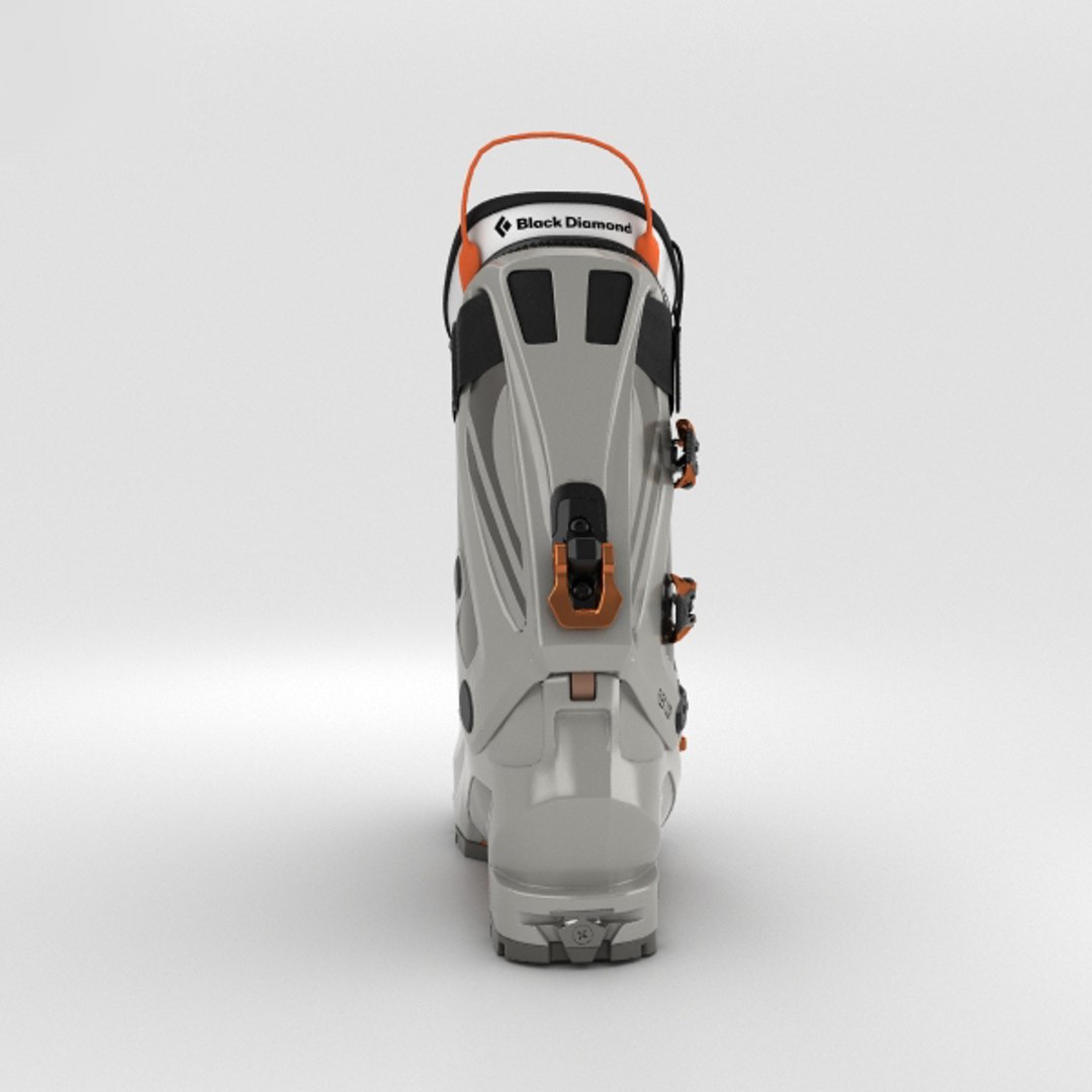 Ski Boot Black 3D Model - TurboSquid 1304571