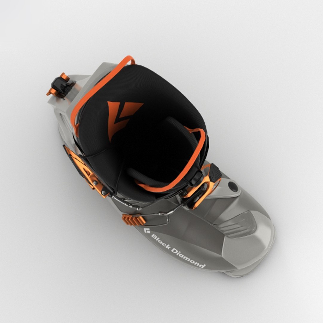 Ski Boot Black 3D Model - TurboSquid 1304571