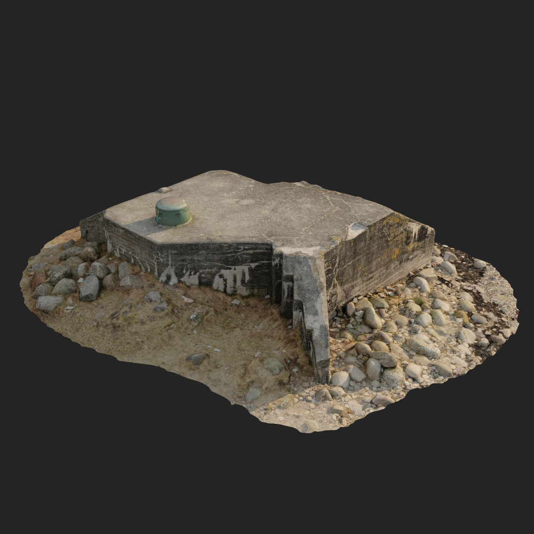 Scanned bunker 3D model - TurboSquid 1268740