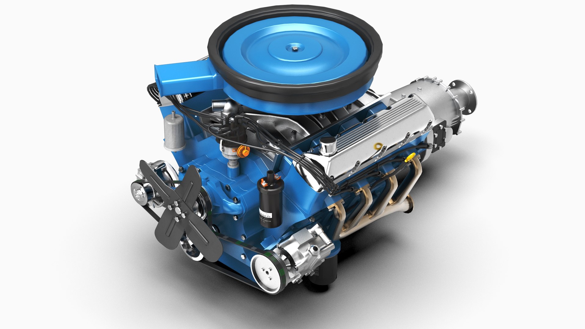 3D Model Ford 429 Ci V8 - TurboSquid 2307154