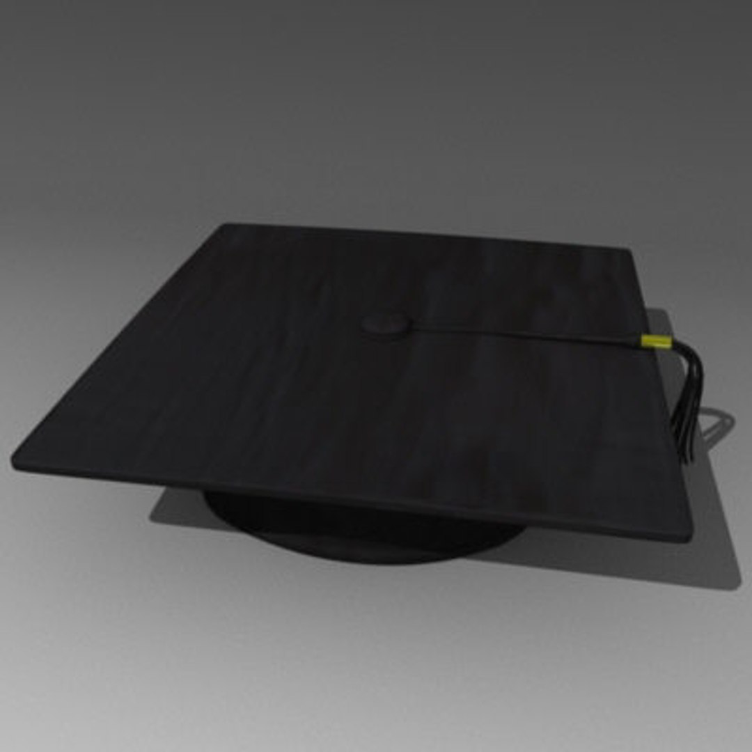 3ds Graduation Cap Diploma