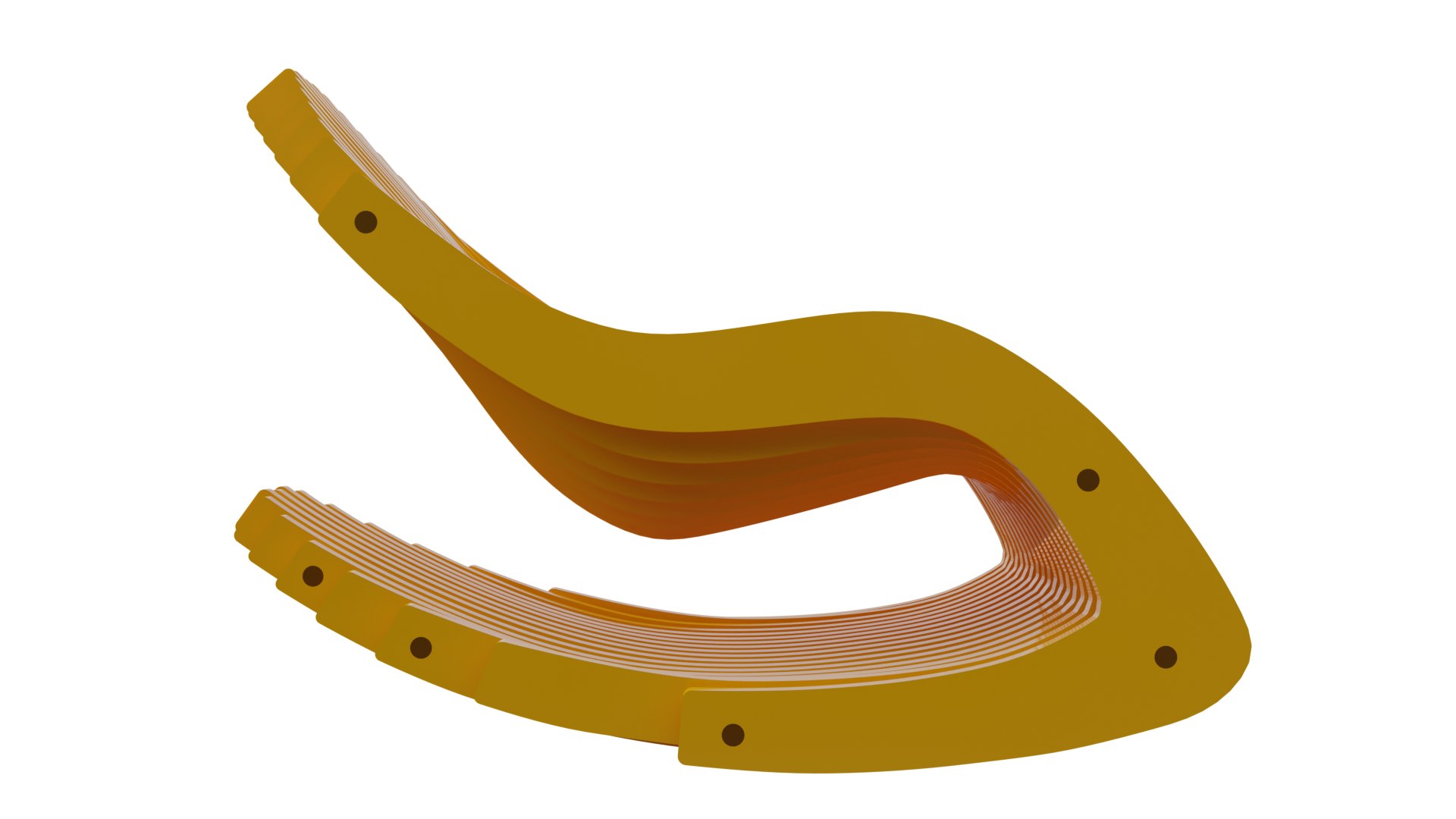 Parametric Rocking Chair 3D Model - TurboSquid 2230826