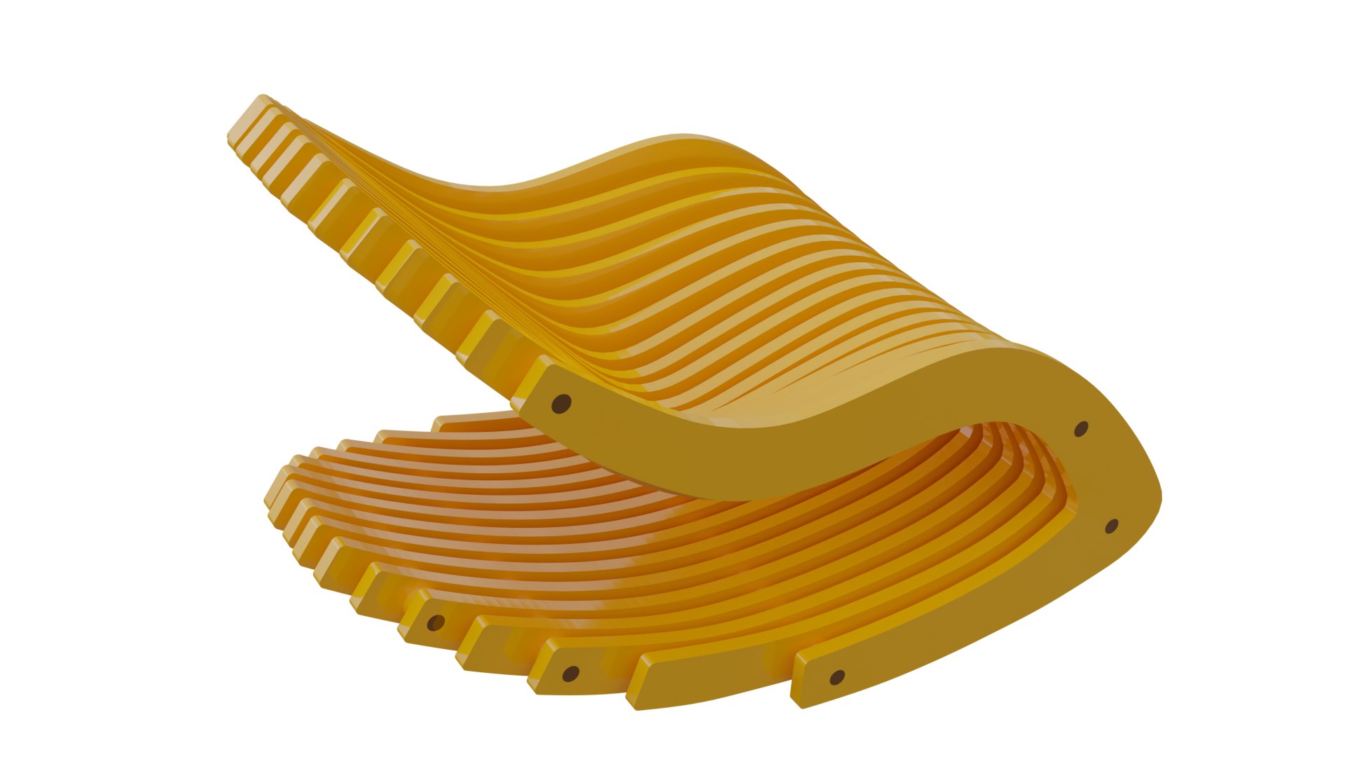 Parametric Rocking Chair 3D Model - TurboSquid 2230826