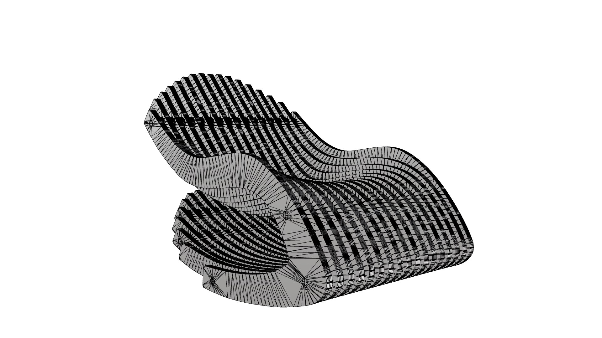 Parametric Rocking Chair 3D Model - TurboSquid 2230826