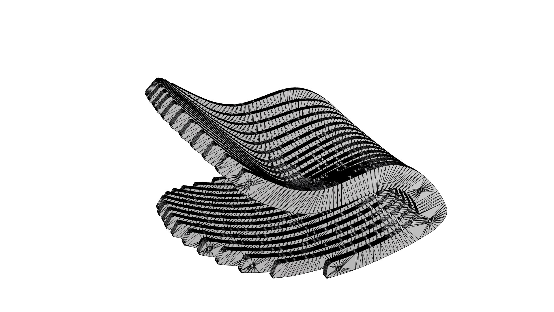 Parametric Rocking Chair 3D Model - TurboSquid 2230826