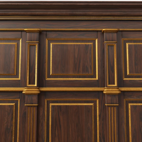 Wooden panels wood wall model - TurboSquid 1361017