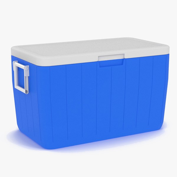 modelo 3d Nevera grande de plástico azul - TurboSquid 2213134