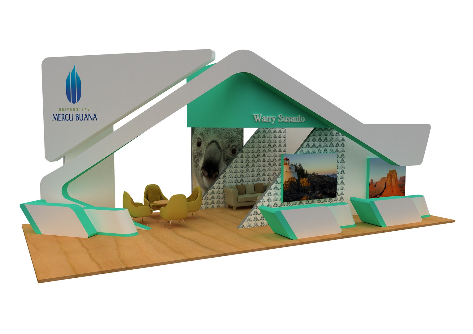 Booth design 3D model - TurboSquid 1555717