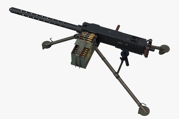 modelo 3d Ametralladora M2 ANM2 Browning - TurboSquid 1879651