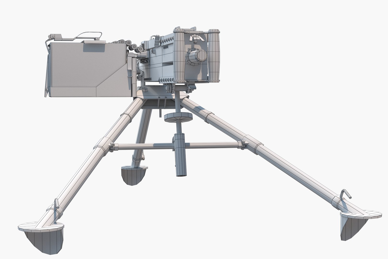 3D Machine Gun M2 ANM2 Browning - TurboSquid 1879651