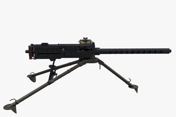 3D Machine Gun M2 ANM2 Browning - TurboSquid 1879651