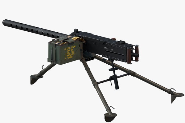 3D Machine Gun M2 ANM2 Browning - TurboSquid 1879651
