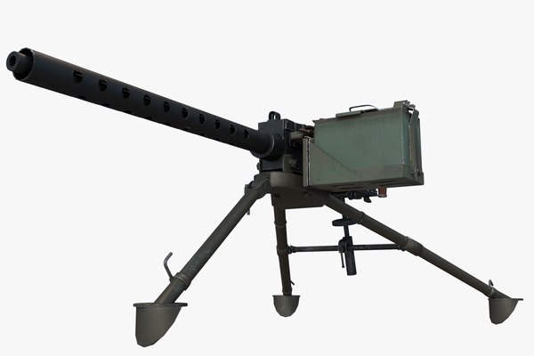 3D Machine Gun M2 ANM2 Browning - TurboSquid 1879651