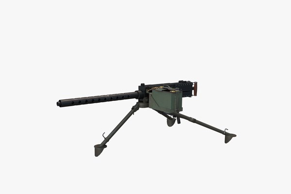 3D Machine Gun M2 ANM2 Browning - TurboSquid 1879651